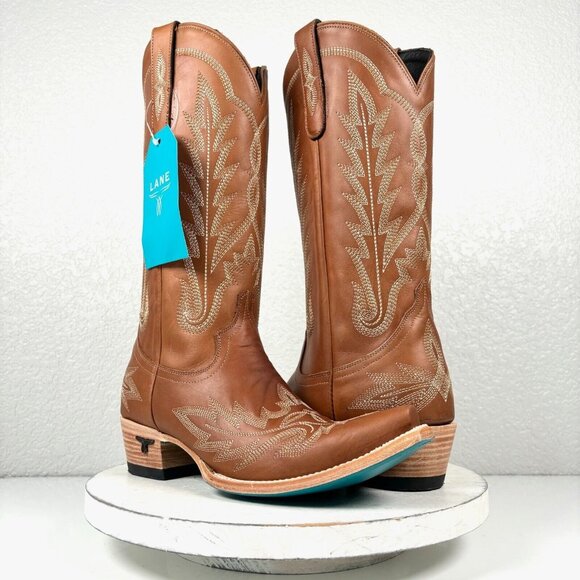 Lane Boots | Shoes | Lane Lexington Brown Cowboy Boots 9 Womens Leather ...